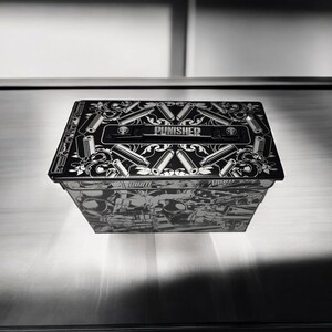 Punisher Comic Ammo Can Full Wrap Laser Engraving File - Etsy
