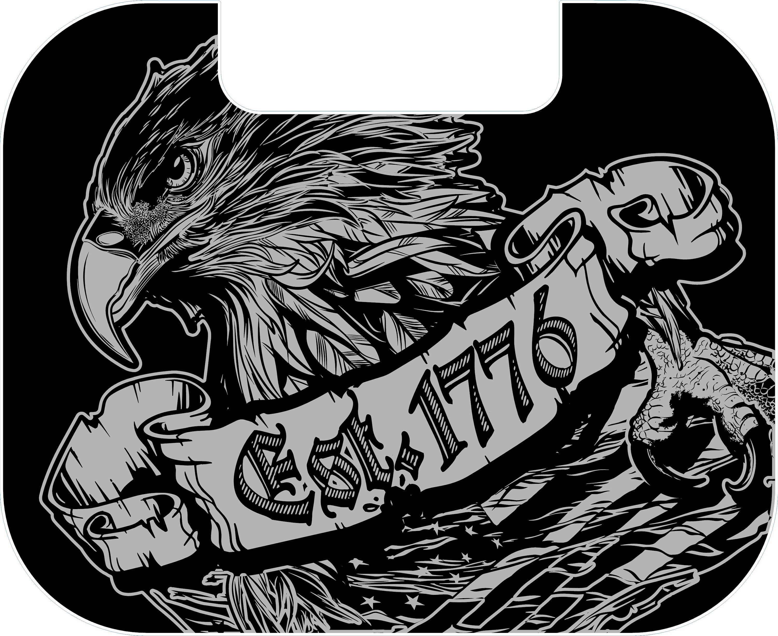 1776 Eagle Glock Case Laser Engraving File SVG - Etsy