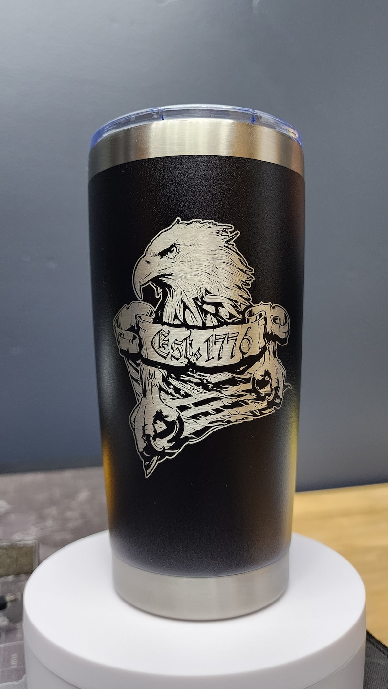 EST. 1776 Eagle Crest Design Laser Ready SVG - Etsy