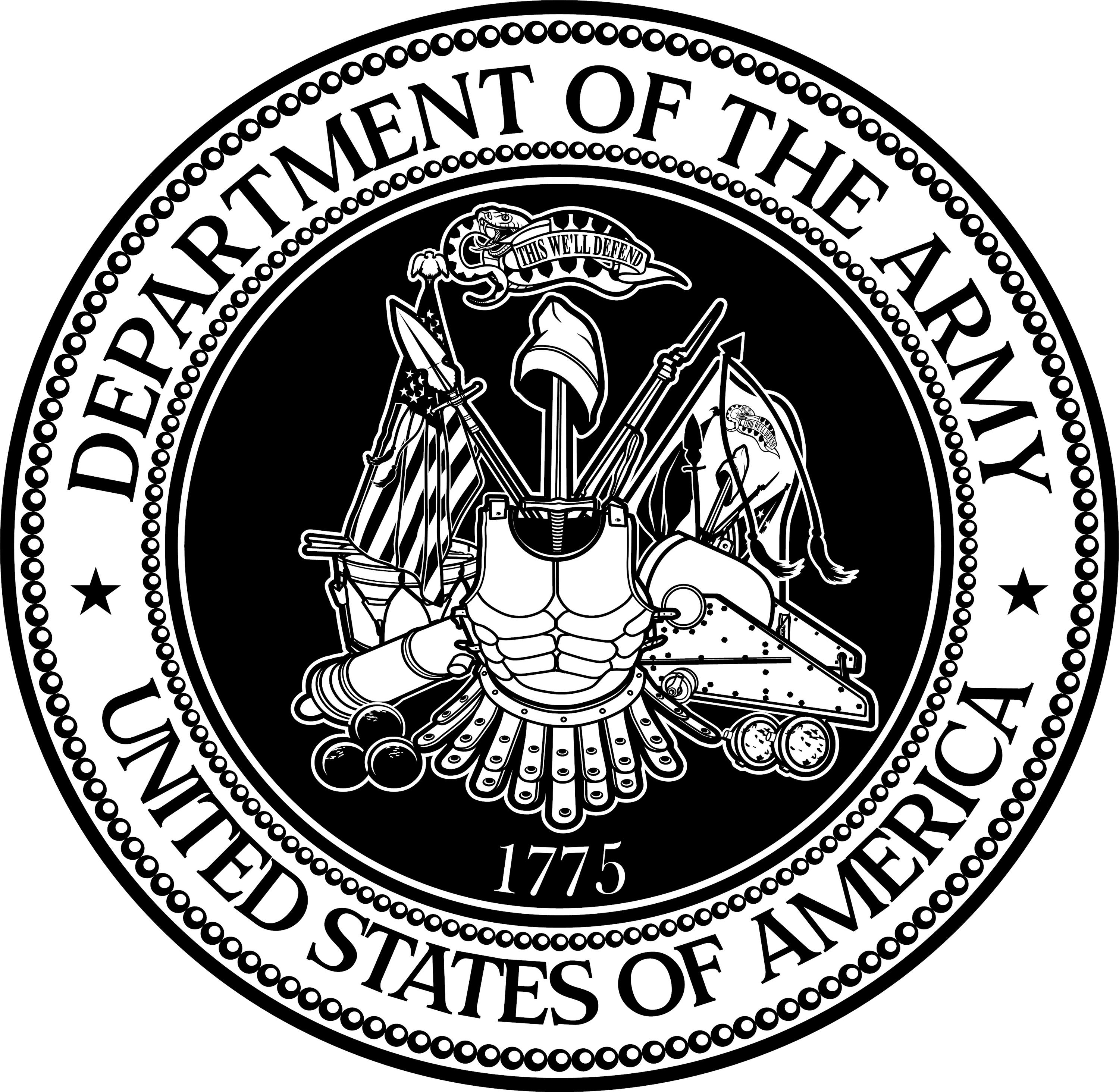 High Definition Department of the Army Seal - Etsy
