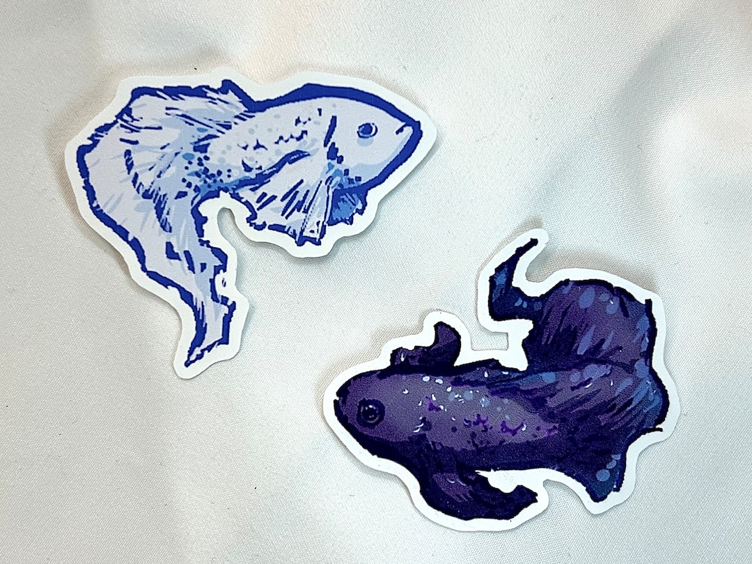 JJK Satoru and Suguru Fish Stickers - Etsy