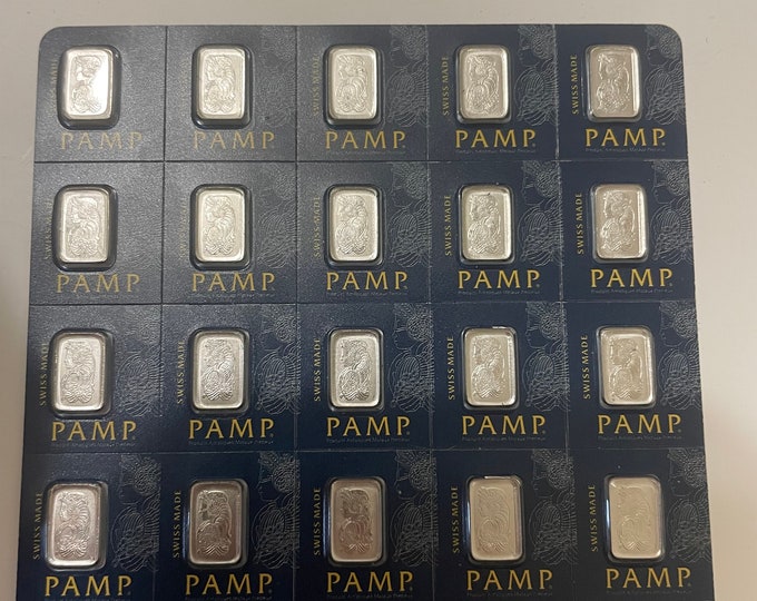 1 Gram Platinum Pamp Bar With Assay Card - Etsy