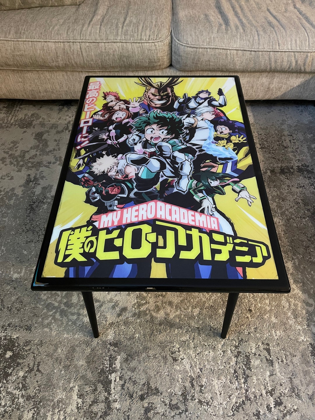 Epoxy Fan Table - Etsy