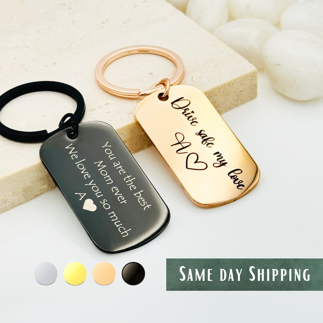 Personalized Keychain • Gift for Women • Personalized Gift • Custom ...