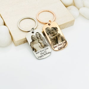 Personalized Photo Engrave Keychain, Handmade Keychain, Custom Keychain ...