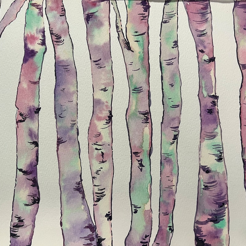 Birch Bark Artwork - Etsy