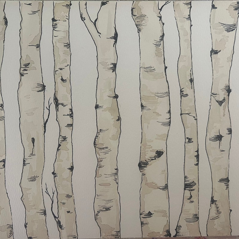 Birch Bark Artwork - Etsy