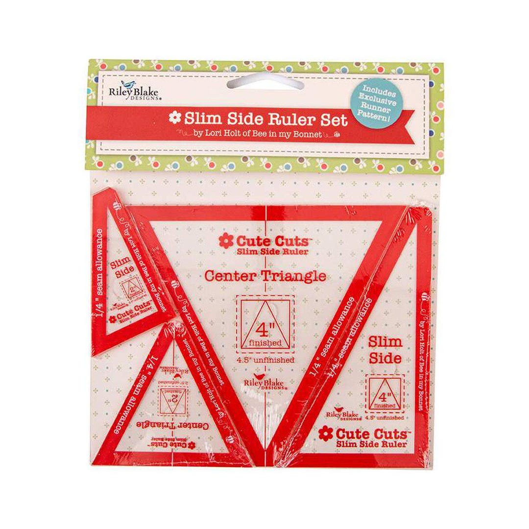 Lori Holt Cute Cuts Slim Side Rulers *STCC-40872* With Exclusive Runner ...