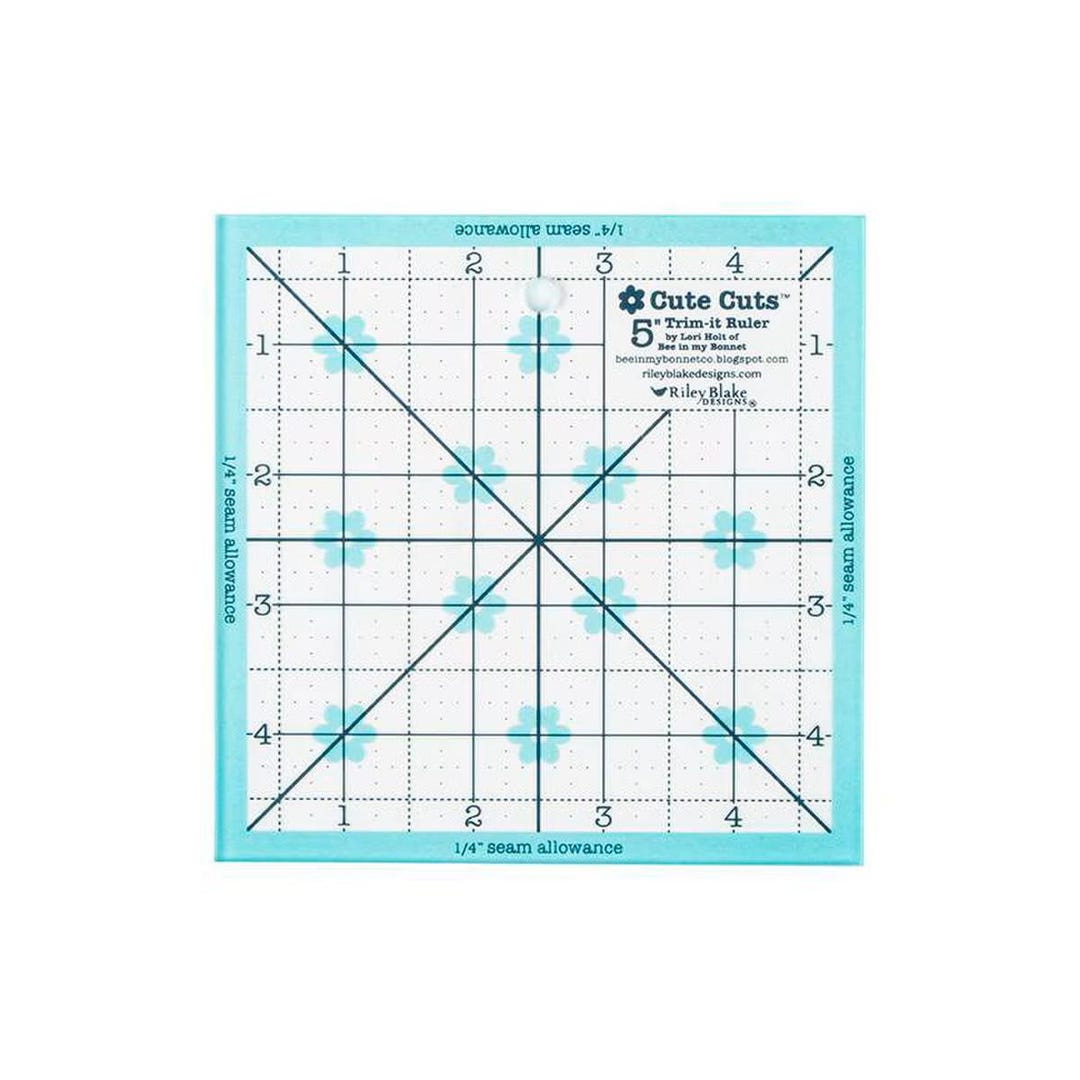 Lori Holt Cute Cuts Trim-it Ruler 5" X 5" *STTI-39764* - Etsy