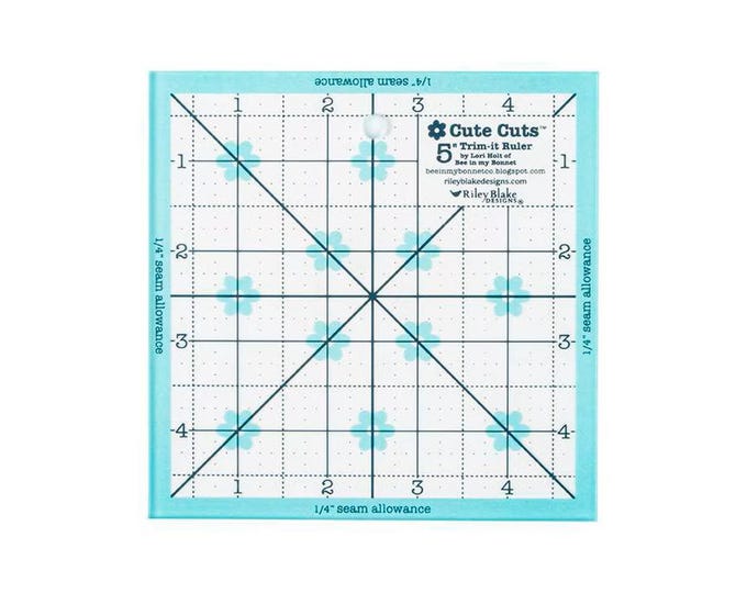 Lori Holt Cute Cuts Trim-it Ruler 5" X 5" *STTI-39764* - Etsy