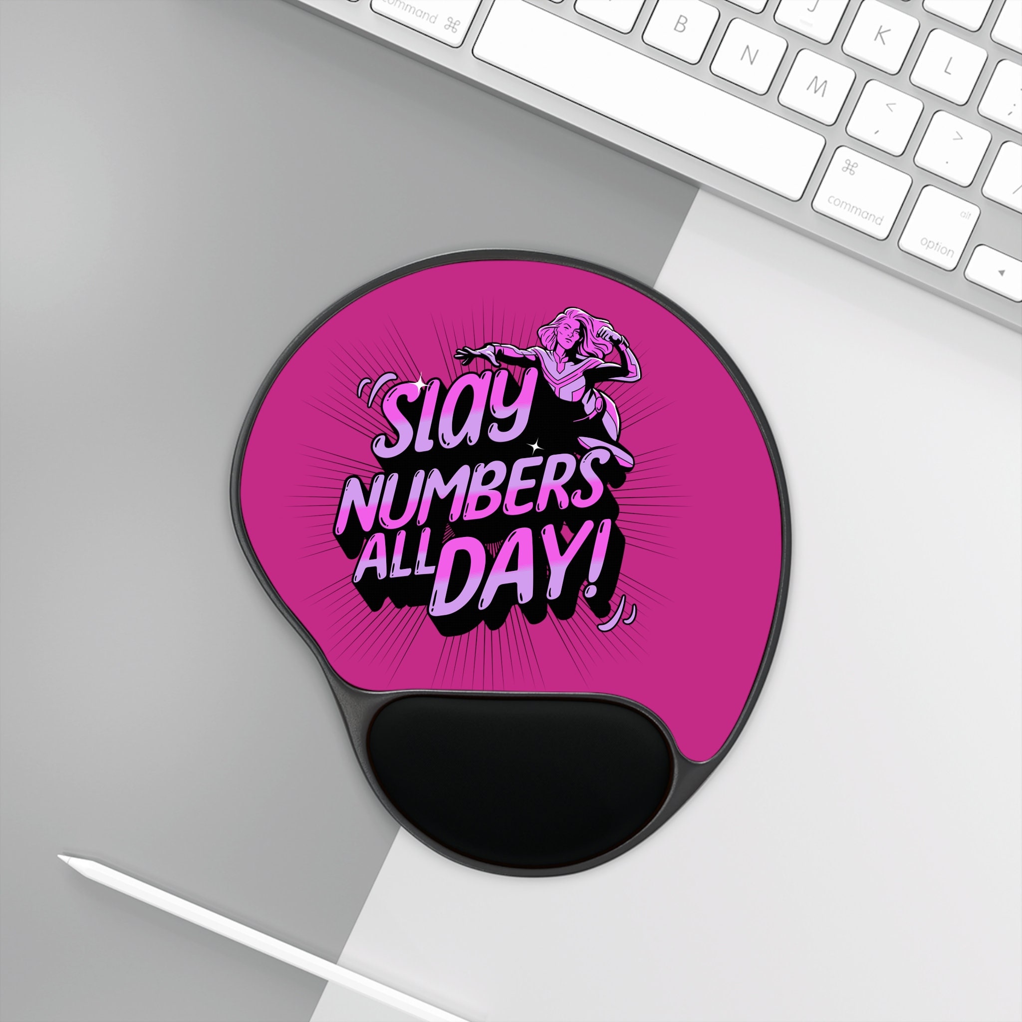 Slay Numbers All Day Mouse Pad Office Mouse Pad Desktop - Etsy