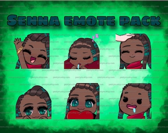 Senna Twitch Emotes / Emote Twitch / Twitch Emote / Graphics for Stream ...