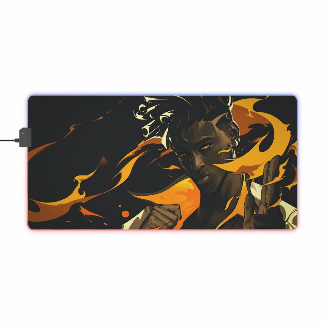 Valorant Phoenix LED Gaming Mouse Pad - Etsy