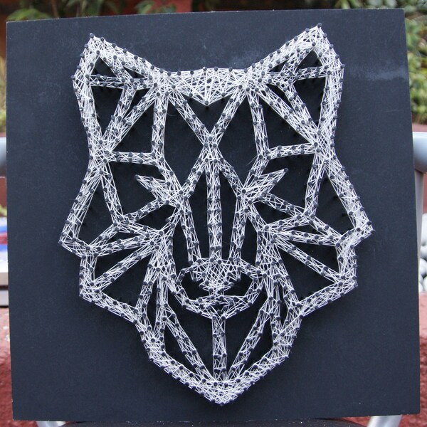 String Art Wolf - Etsy