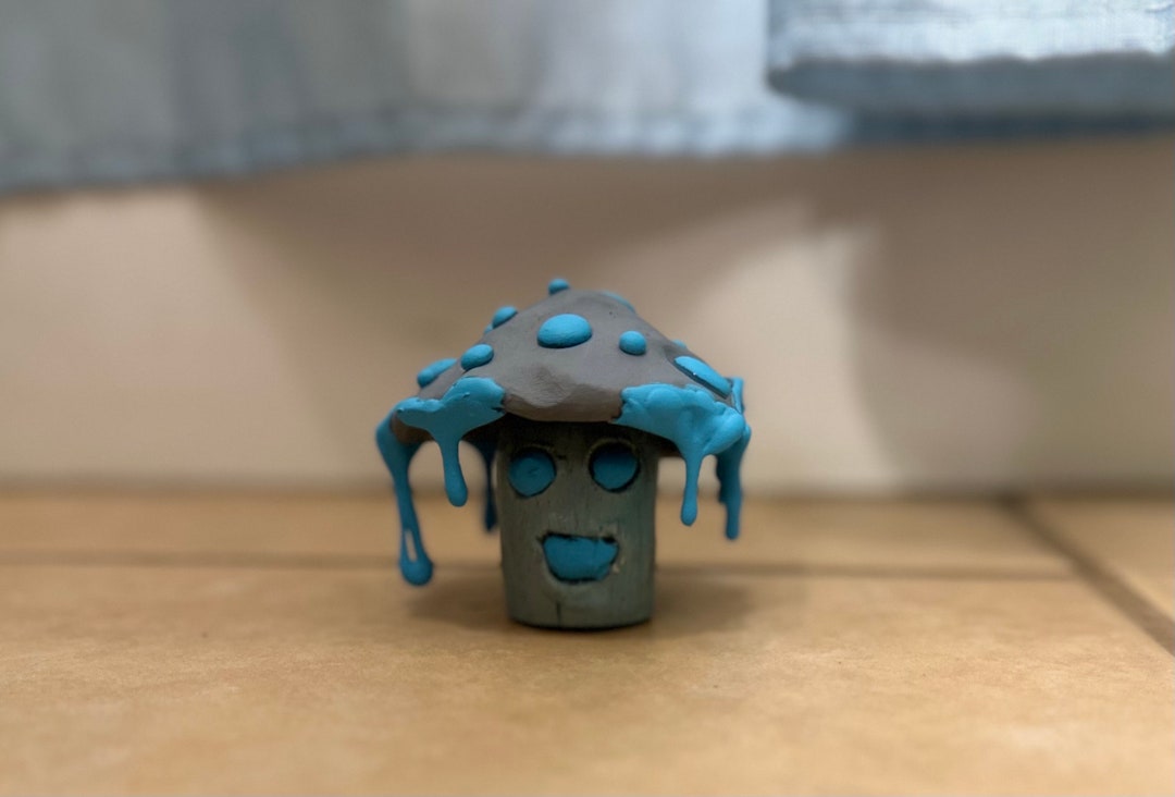 Trippy Mushroom Figure - Etsy