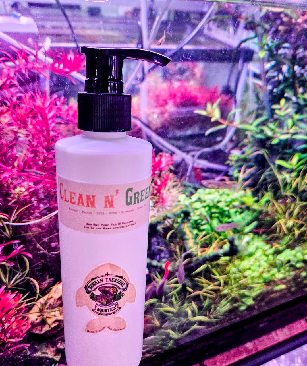 Clean N' Green CUSTOM Fertilizer 8oz Clean and Fertilize Your Tank in ...