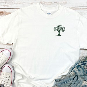 Minimalistic Line Tree Shirt. Weeping Willow Shirt. Arbor Shirt ...