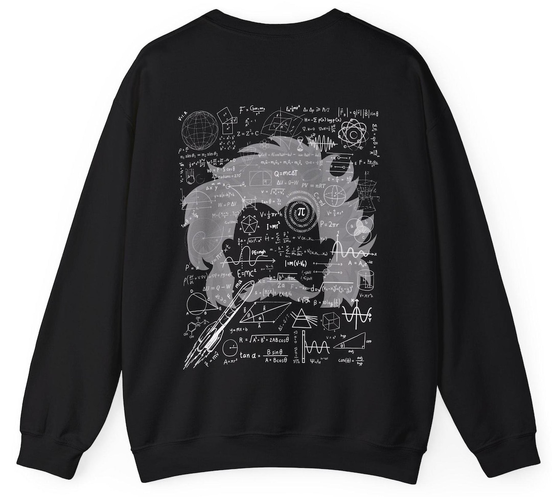 E=MC2 Einstein Sweater Language of the Universe Sweatshirt Astrophysics ...