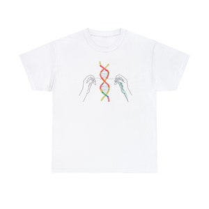 Knitting DNA Shirt. Dna Clothes. Genetics Gift. Molecular Shirt. DNA ...