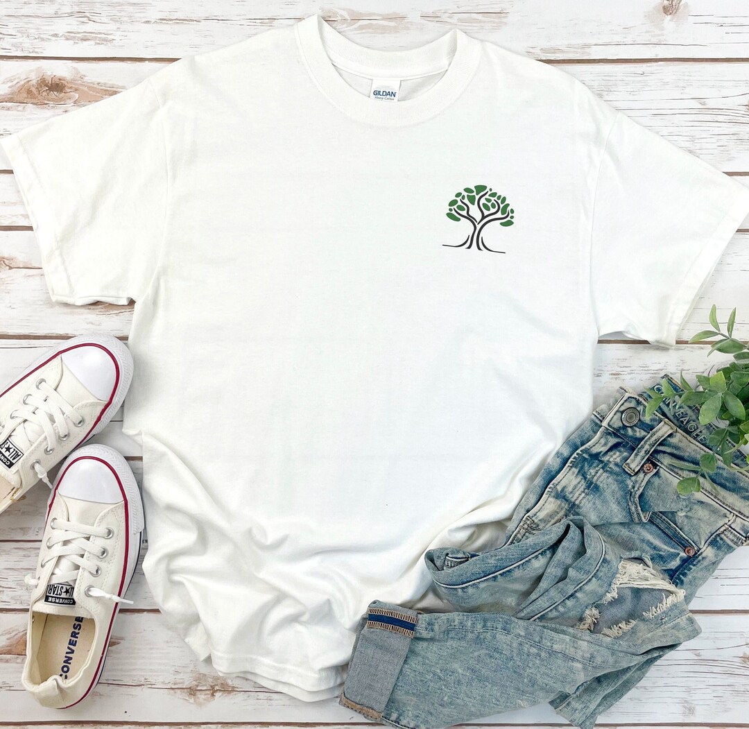 Minimalist Tree Shirt. Arbor Shirt. Tree Tee. Pine Tree Tee. Camping ...