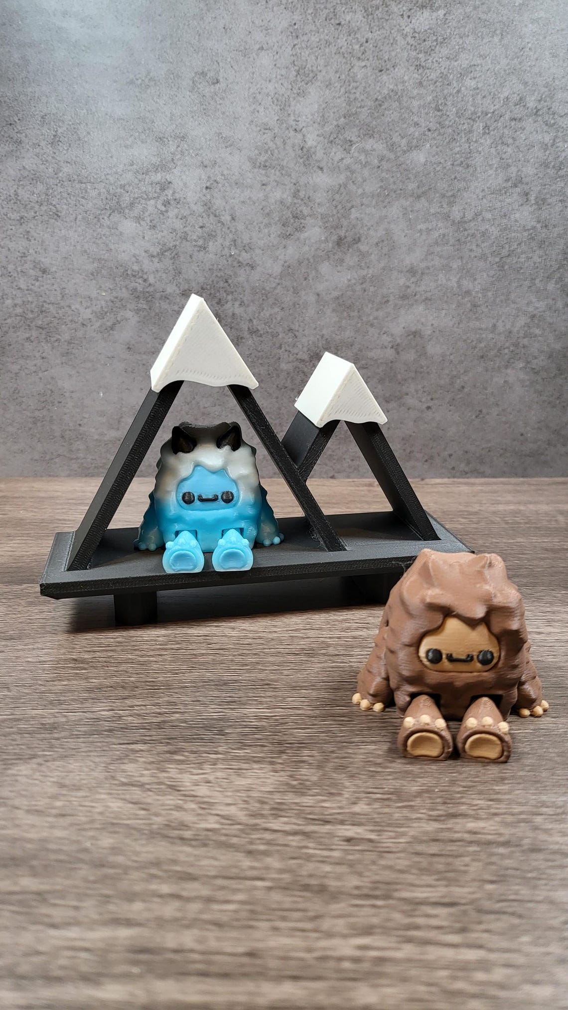 Yeti With Optional Shelf | Bigfoot | 3D Printed | Articulated | Fidget ...