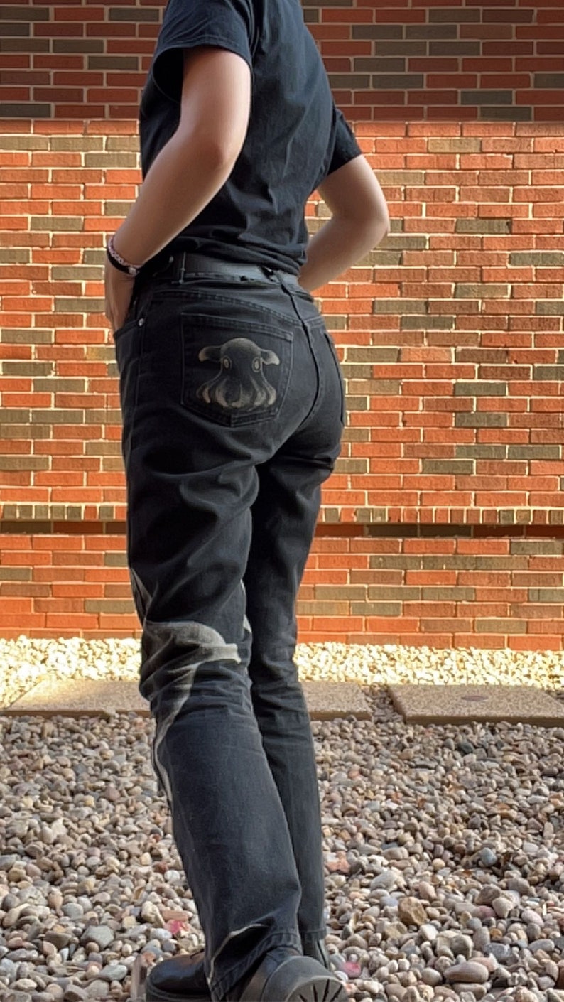 Custom Bleach Painted Pants - Etsy