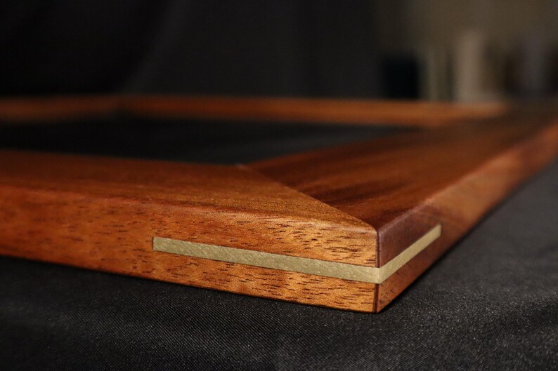 Ribbon Mahogany Frame With Brass Splines | Picture | Diploma | Artwork ...