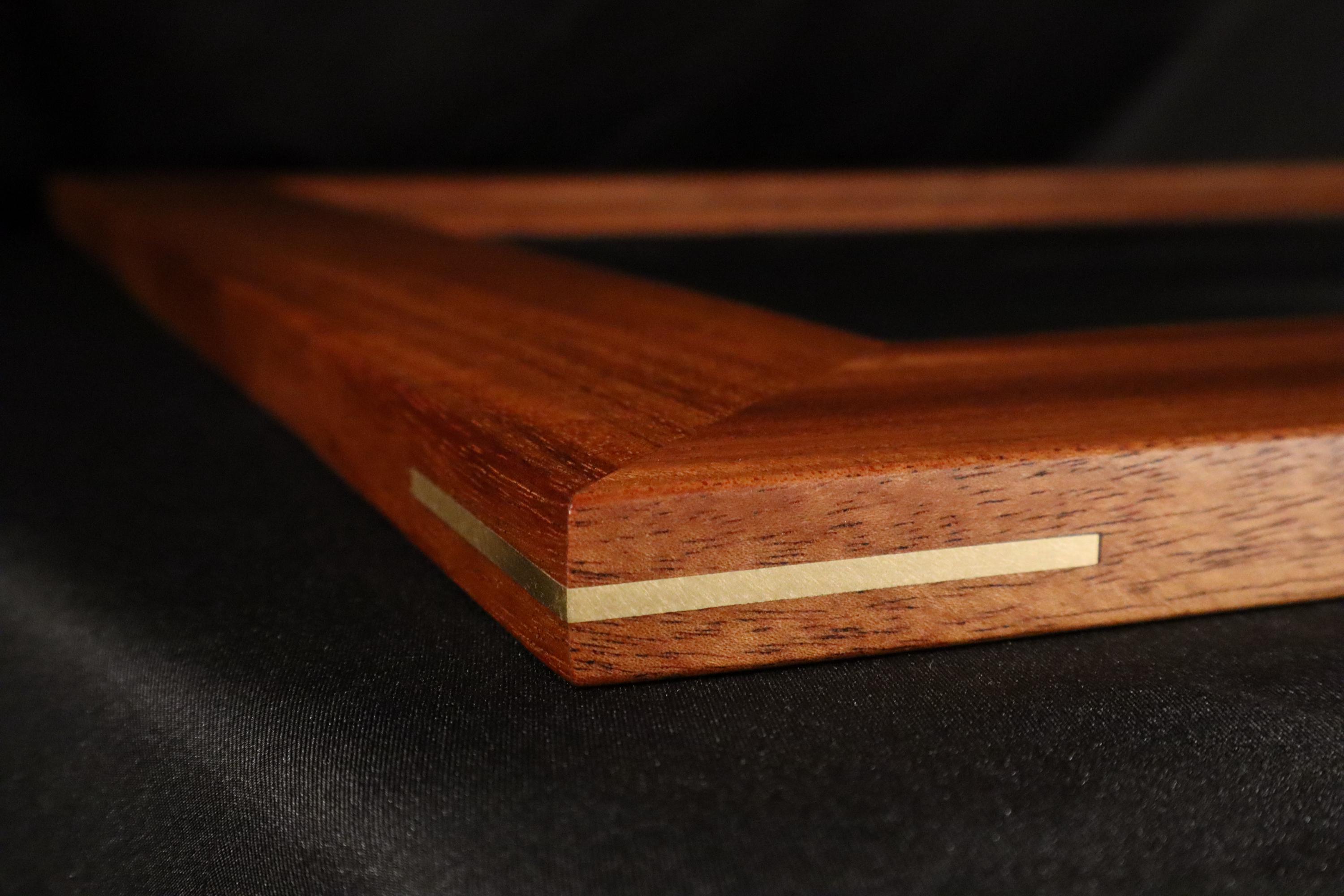 Ribbon Mahogany Frame With Brass Splines | Picture | Diploma | Artwork ...