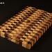 Walnut, Cherry, & Maple Modern End-grain Cutting Board - Hand-made in ...
