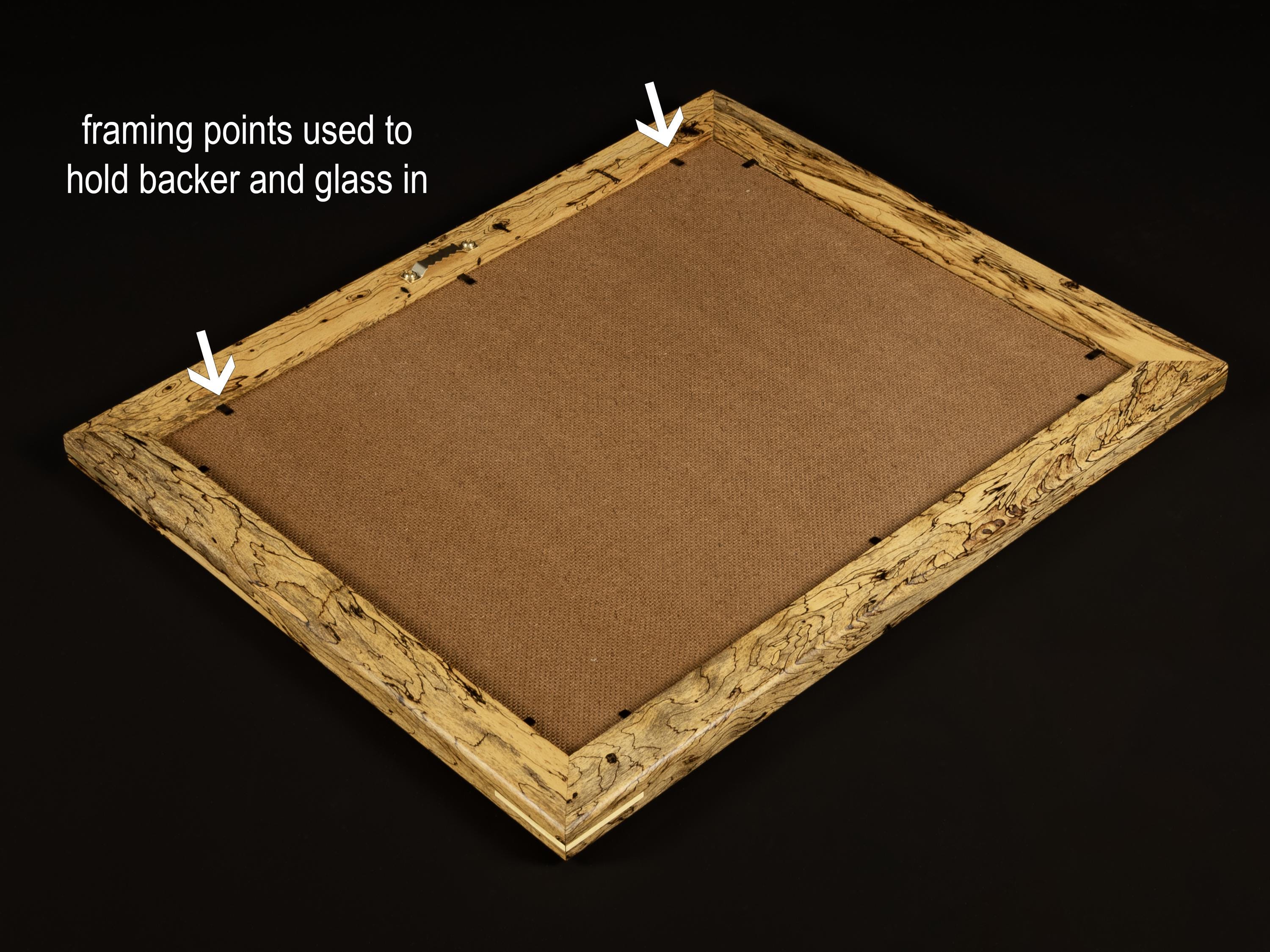 Ribbon Mahogany Frame With Brass Splines | Picture | Diploma | Artwork ...