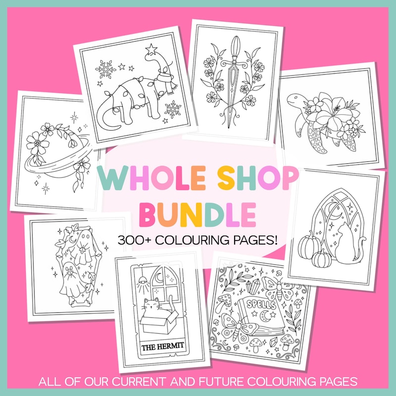 Plant Coloring Pages Png - Etsy