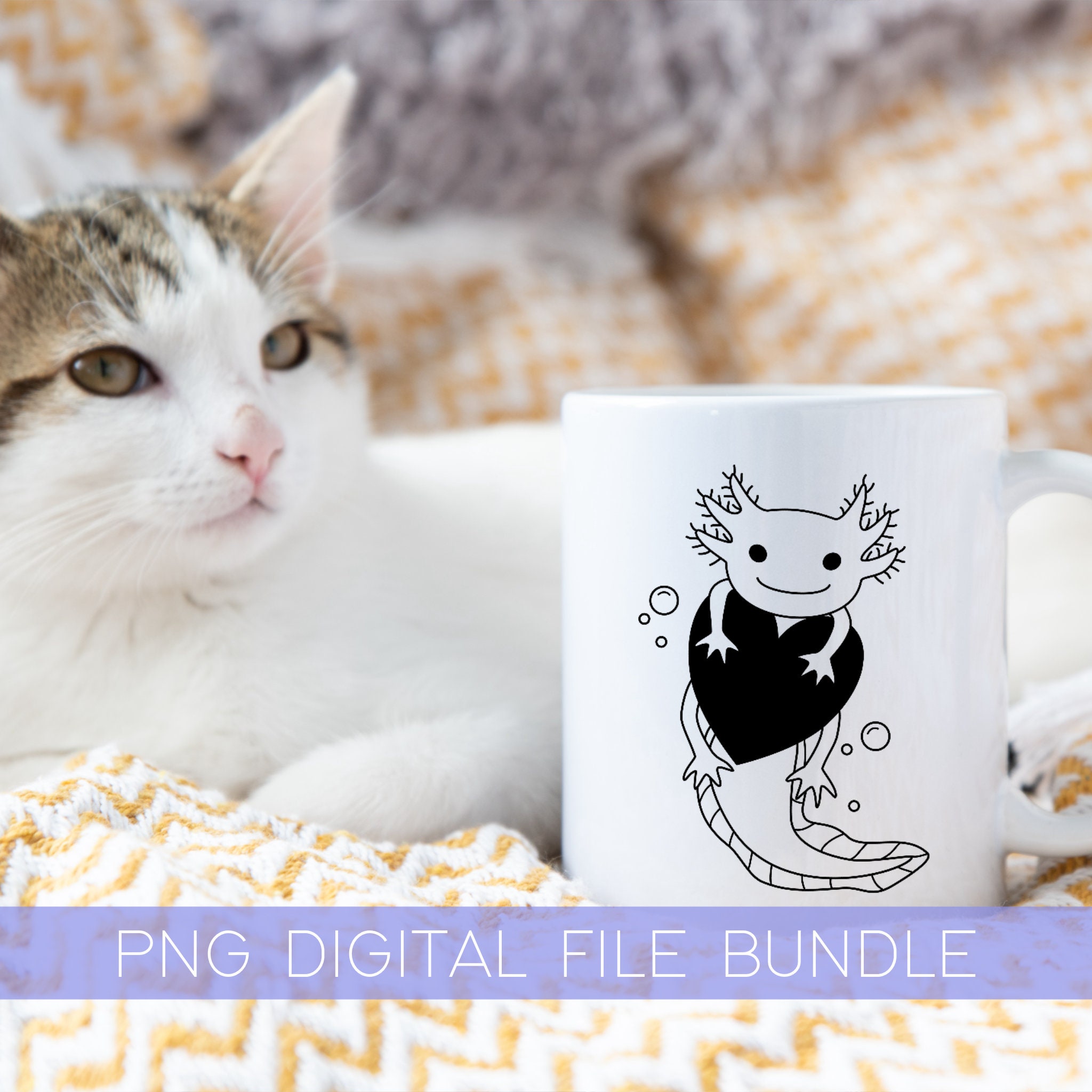 Axolotl PNG Files, Cute Animal Png Files, Axolotl Clipart Bundle, Cute ...