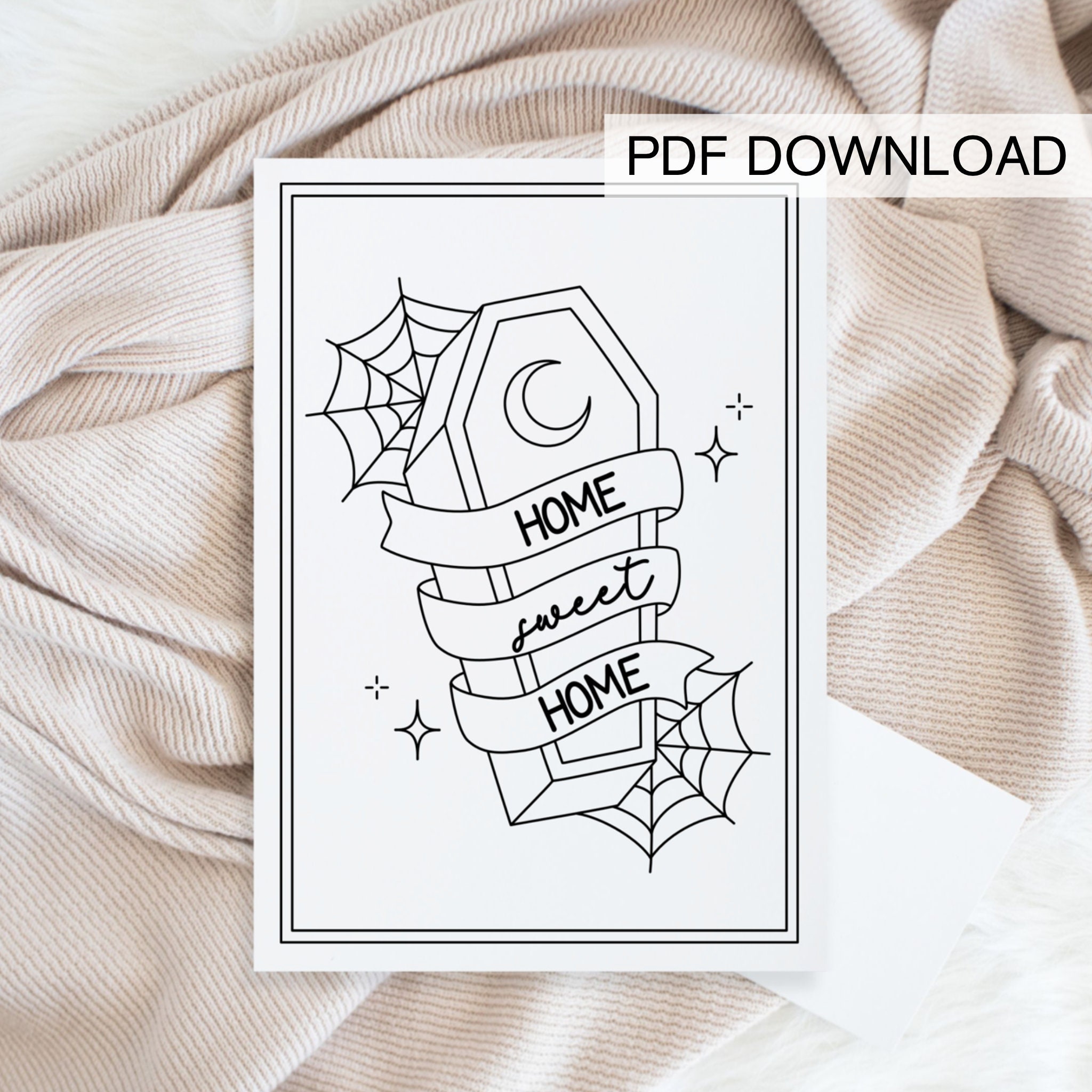 Spooky Fall Colouring Page Bundle 1, Autumn Coloring Pages, Fun ...