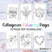 Cottagecore Colouring Page Bundle 2, Cute Coloring Page Coloring Cozy ...