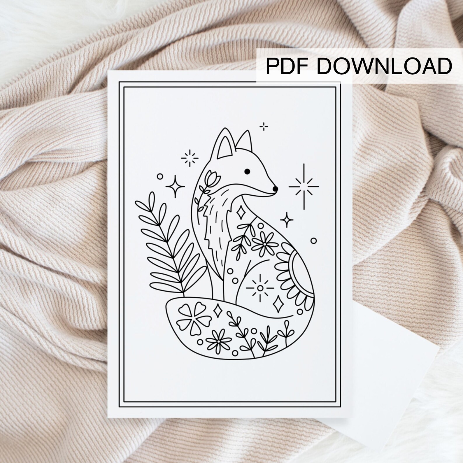 Boho Colouring Page Bundle, Bohemian Coloring Page, Calming Coloring ...