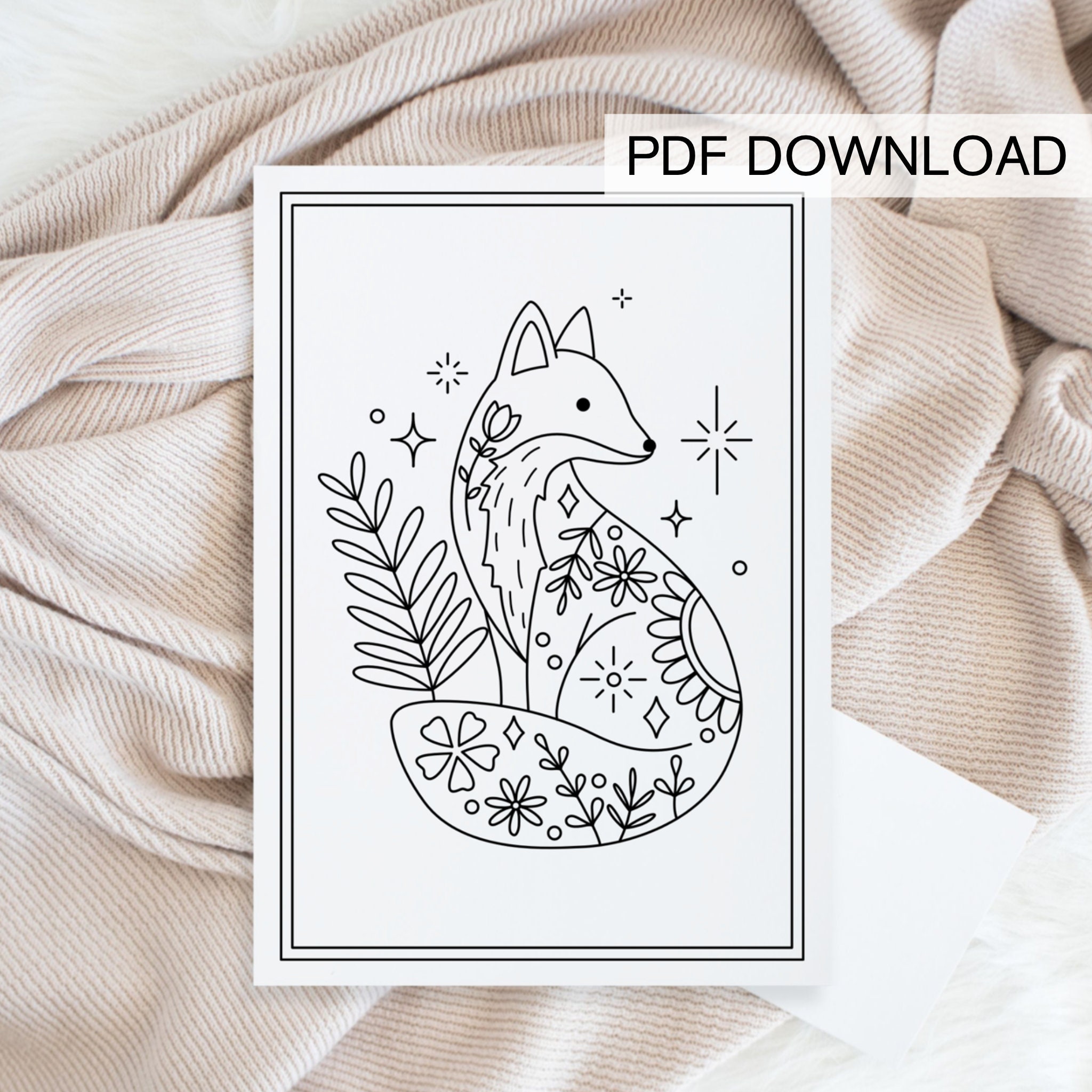 Boho Colouring Page Bundle, Bohemian Coloring Page, Calming Coloring ...