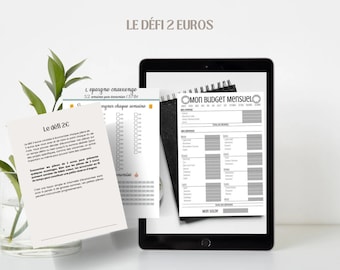 Fiche budget défi 2 euros - Etsy France