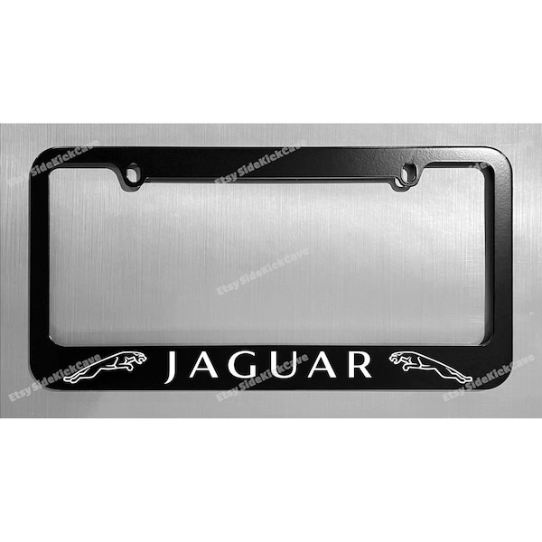 Jaguar License Plate Frame - Etsy