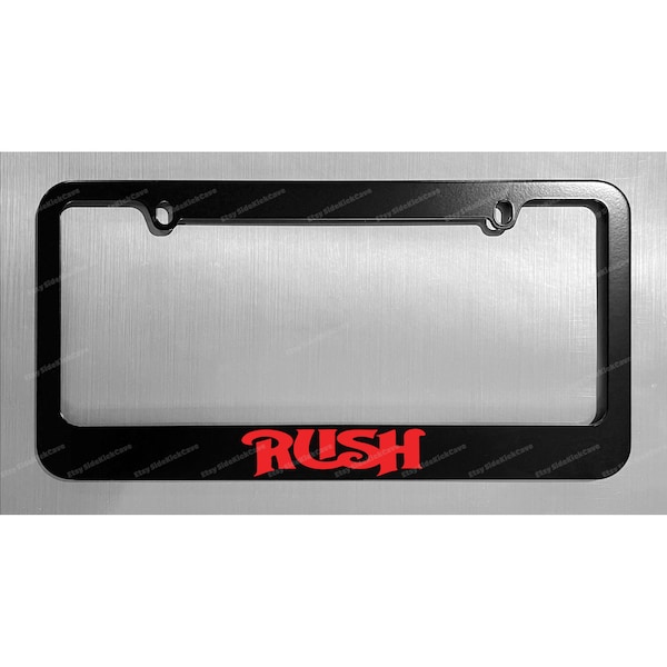 Rush License Plate Frame - Etsy