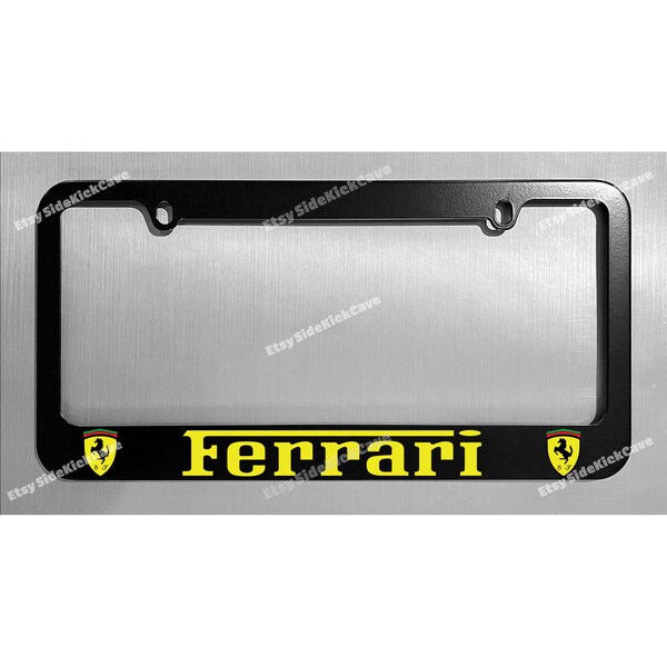 Ferrari License Plate Frame - Etsy