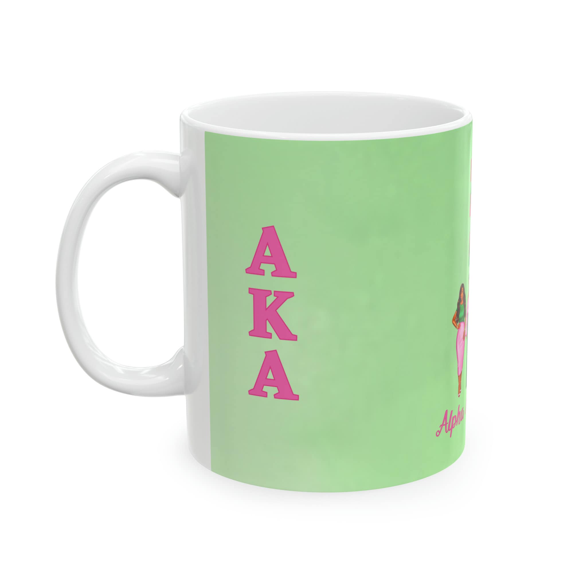 Alpha Kappa Alpha Coffee Mug, AKA Coffee Mug, AKA Soror Sisterhood Gift ...