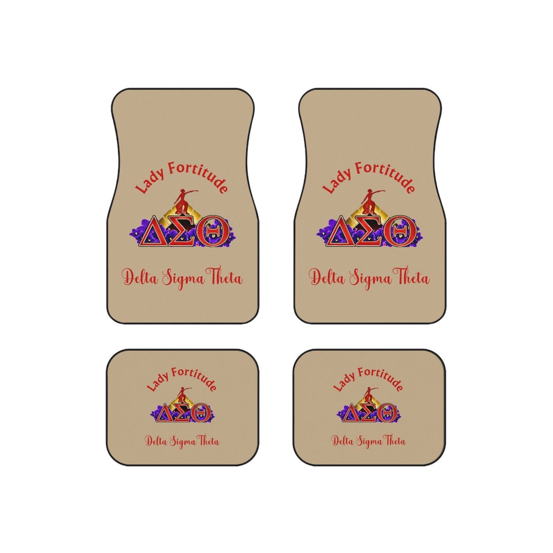 Delta Sigma Theta Lady Fortitude Customized Car Mats DST - Etsy