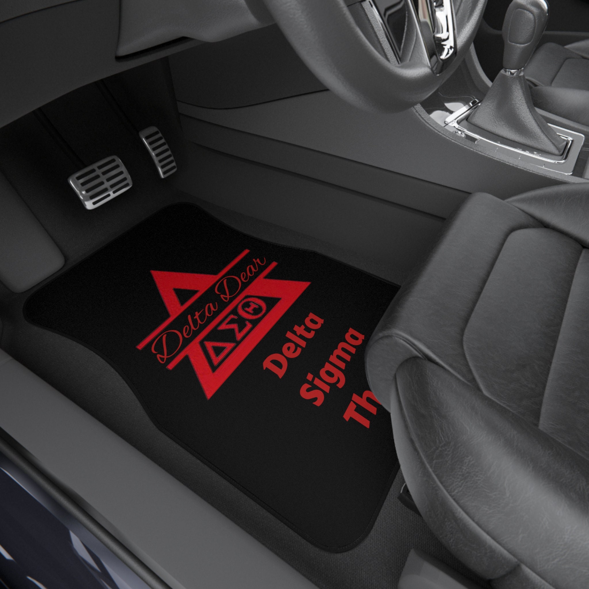 Delta Sigma Theta Delta Dear Customized Car Mats, Delta Sigma Theta Sorority Car Mats, Soror ...