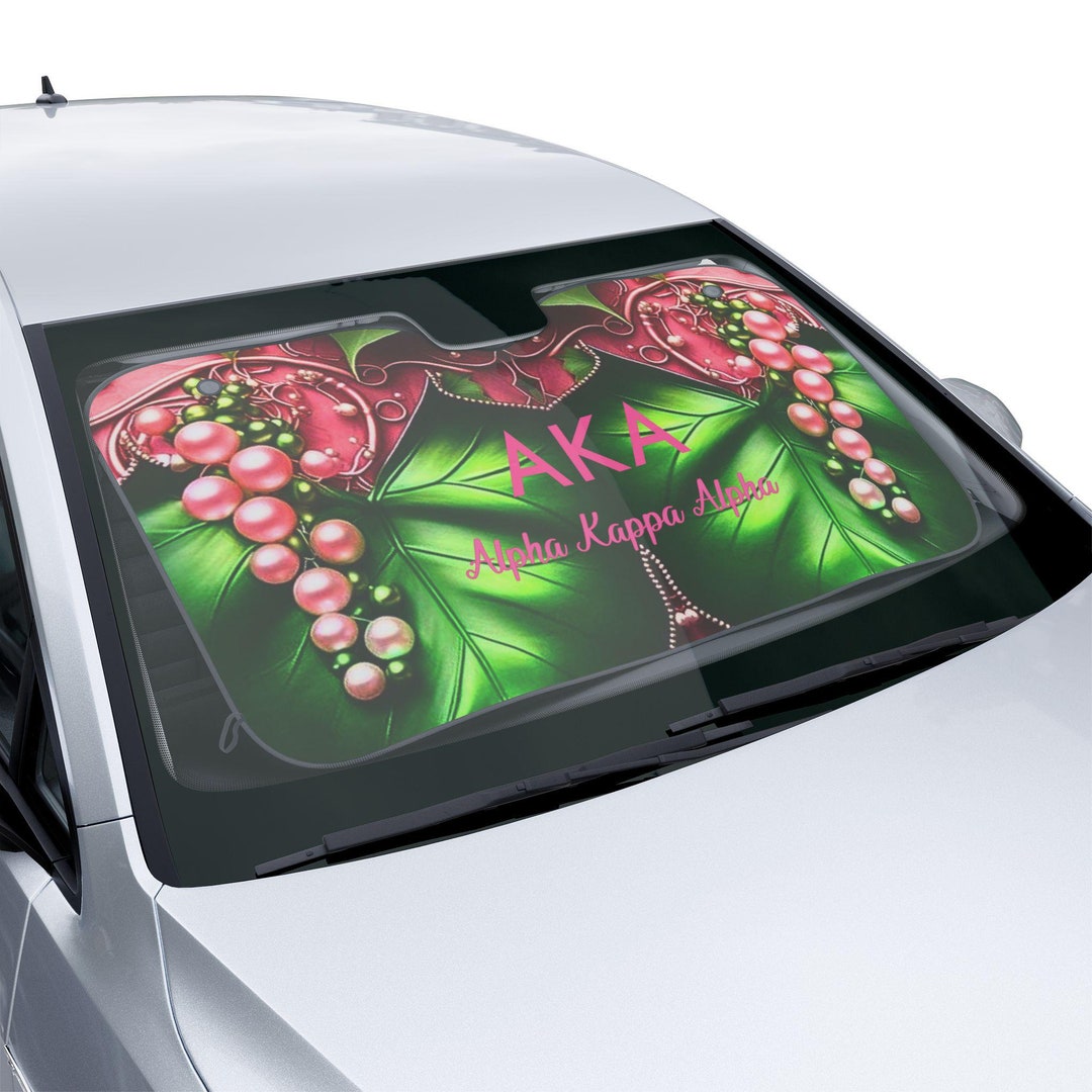 Alpha Kappa Alpha Windshield Sunshade | UV Ray Gift for Car Lovers ...