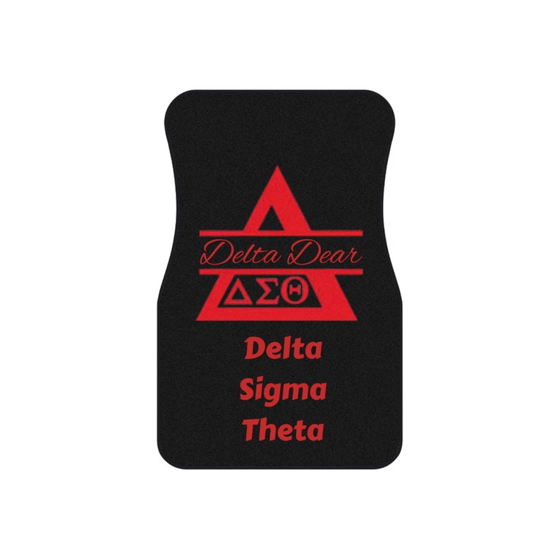 Delta Sigma Theta Delta Dear Customized Car Mats, Delta Sigma Theta ...