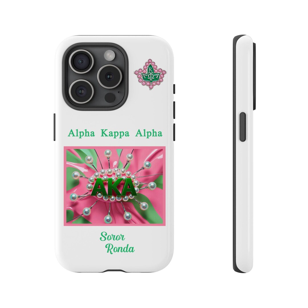 Alpha Kappa Alpha Phone Case, AKA Sorority Gift, iPhone & Samsung ...