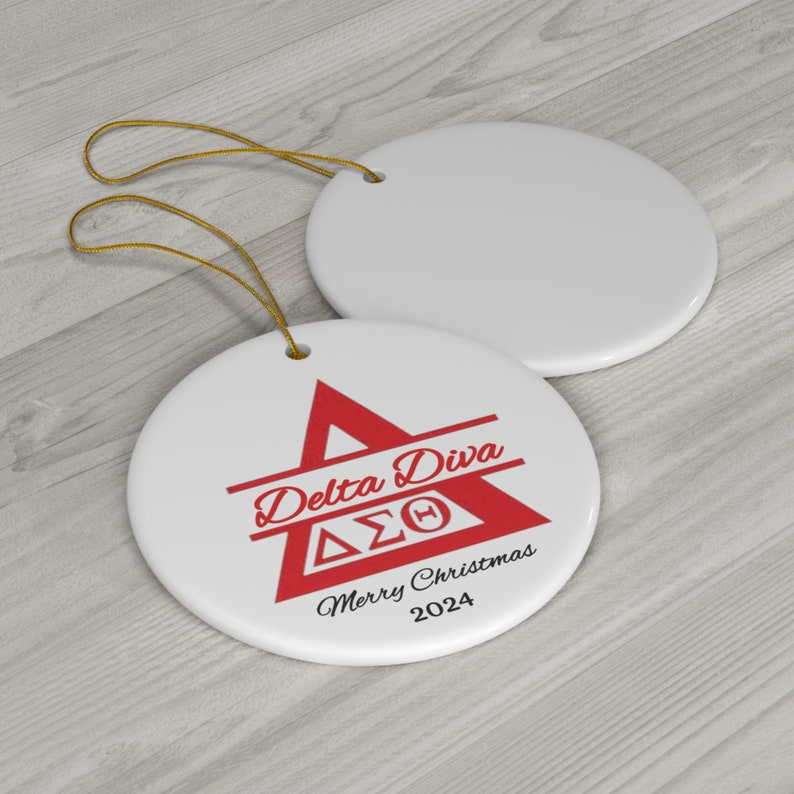 Delta Sigma Theta Sorority Christmas Ornament, Keepsake Heirloom Gift ...