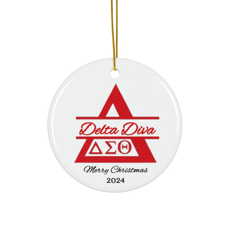 Delta Sigma Theta Sorority Christmas Ornament, Keepsake Heirloom Gift ...