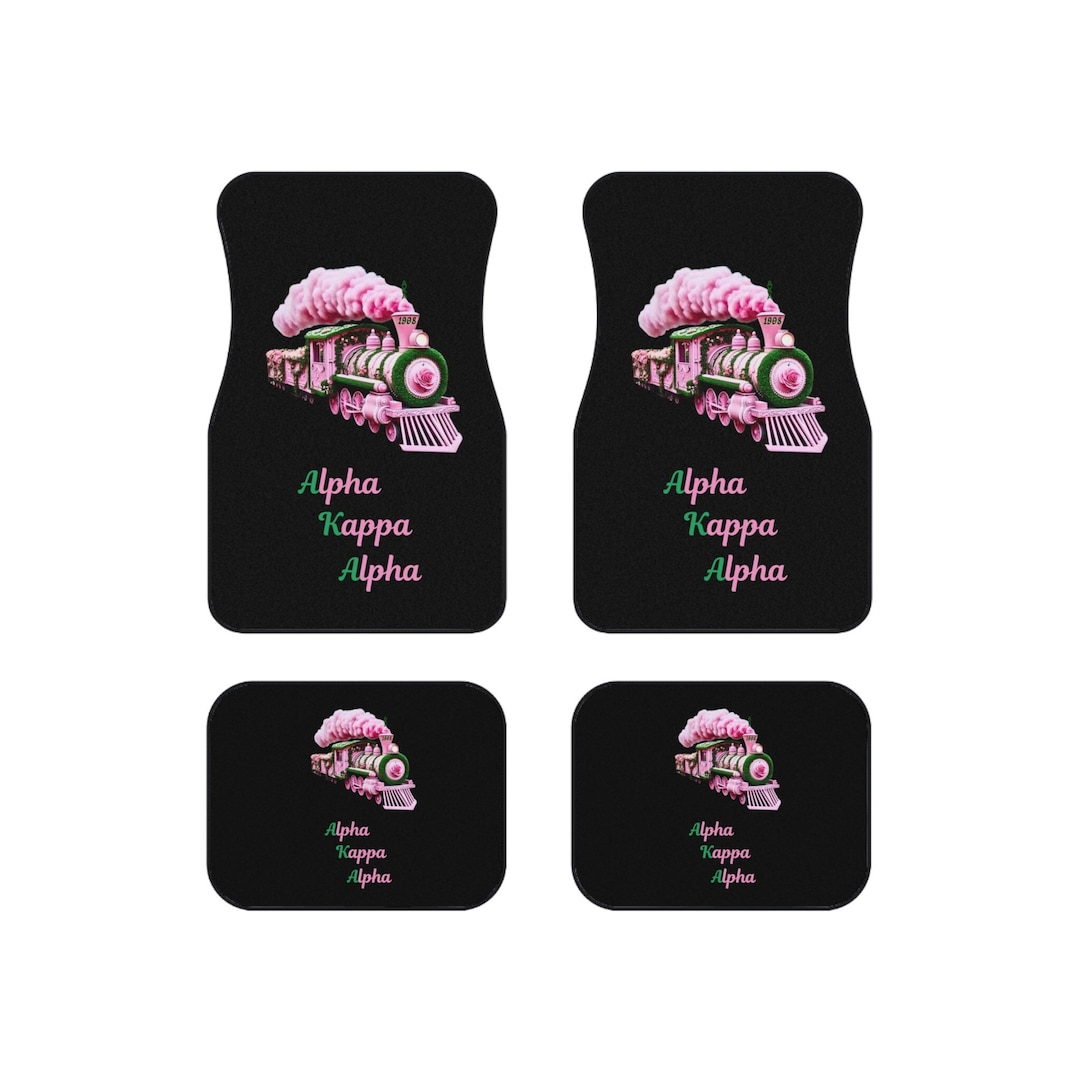 Alpha Kappa Alpha Customized Car Mats, AKA Sorority Car Mats, Soror ...