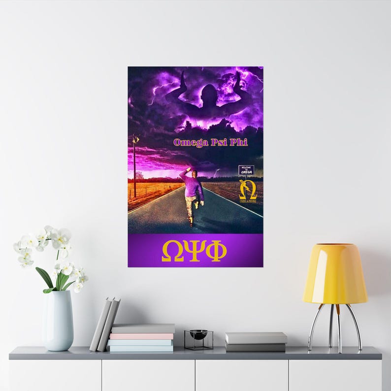 Omega Psi Phi "omega Stomp" Poster | Father's Day Gift L Omega Wall ...